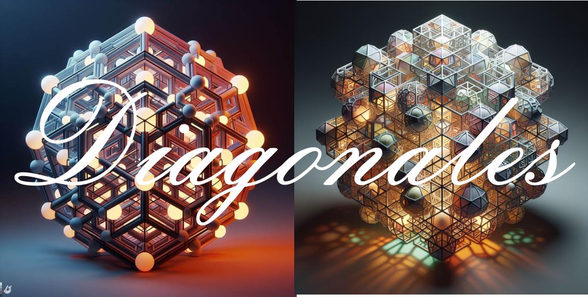 ¿Cómo hacer una diagonal según la figura geométrica?