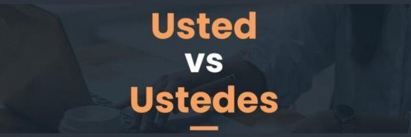 Differenza tra usted e ustedes in spagnolo