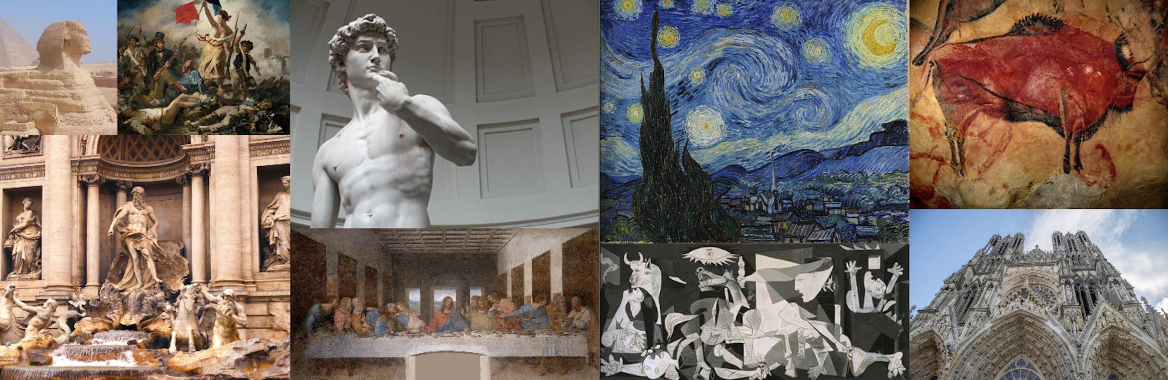 8 etapas más importantes de la historia del arte