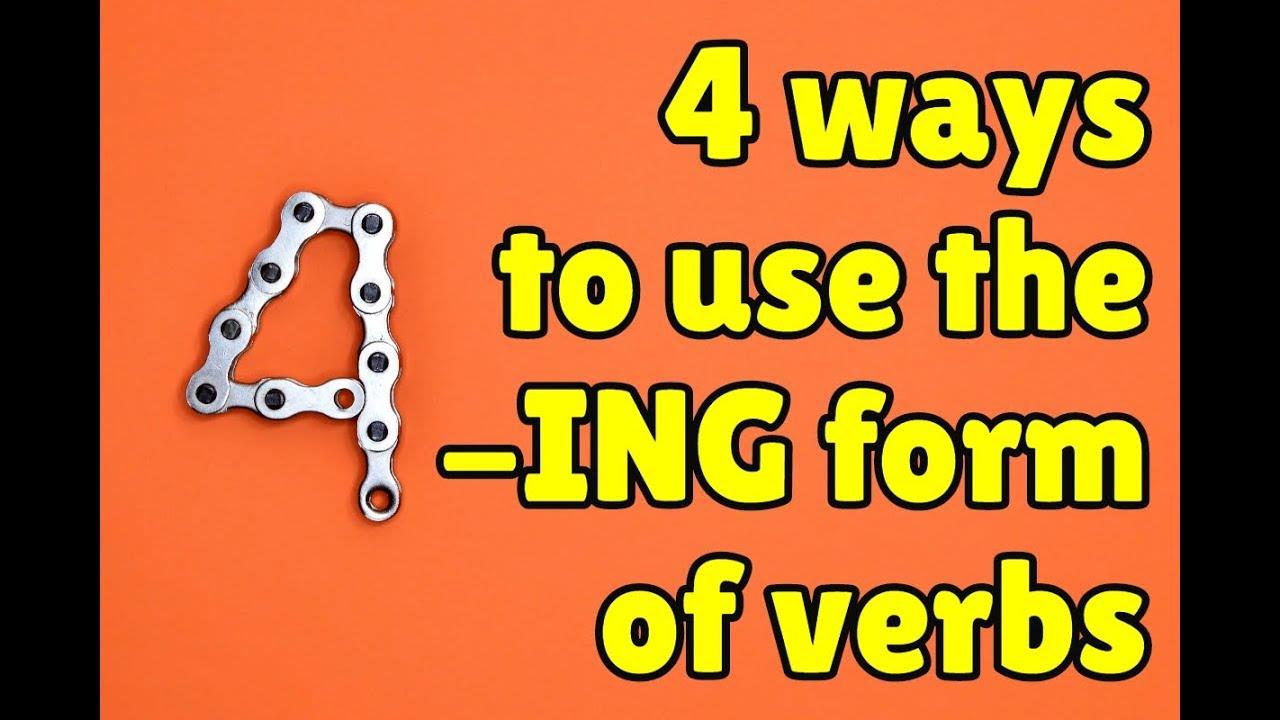 Die Verwendung der –ing Form im Englischen